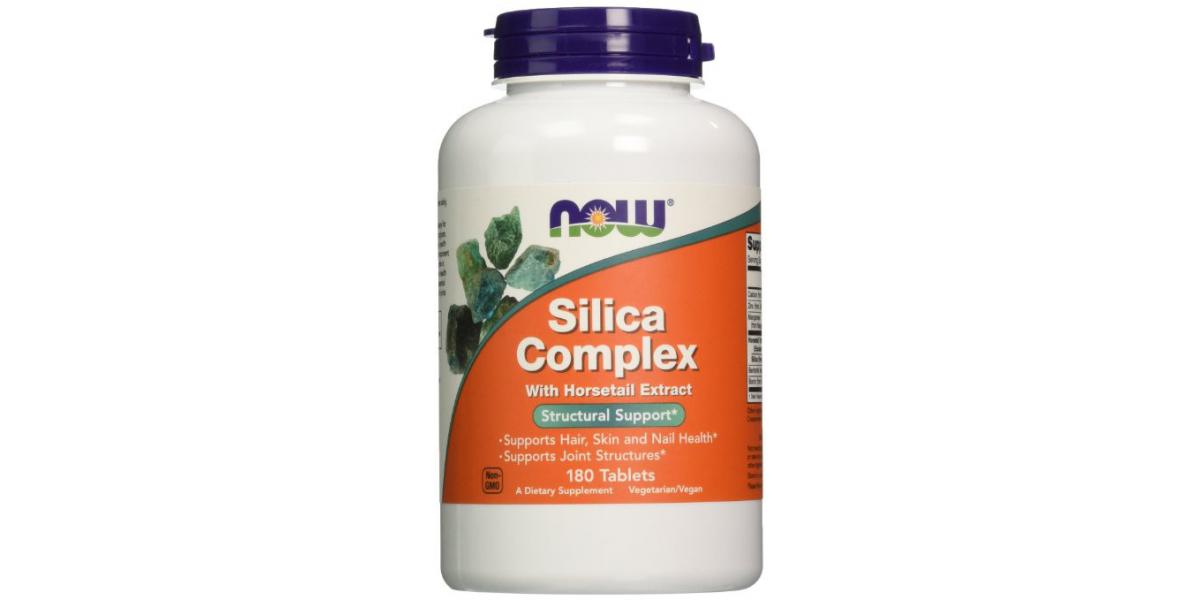 NOW Foods Silica Complex with Horsetail Extract - 180 tablets - Olivit ...