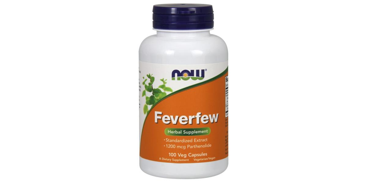NOW Foods Feverfew - 100 vcaps - Olivit.co.uk - Supplements - Wholesale ...