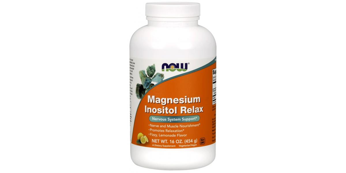 NOW Foods Magnesium Inositol Relax Powder - 454 grams - Olivit.co.uk ...