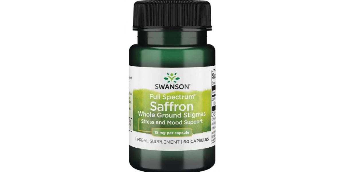 Swanson Full Spectrum Saffron, 15mg - 60 caps - Olivit.co.uk ...