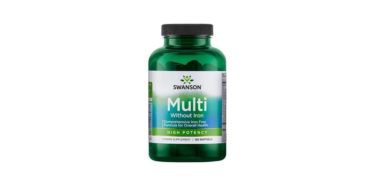 Swanson Multi Without Iron - 120 softgels - Olivit.co.uk - Supplements ...