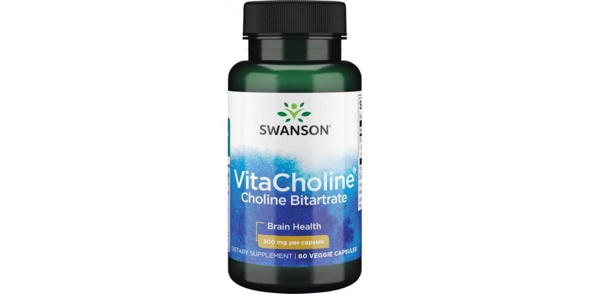 Swanson VitaCholine Choline Bitartrate, 300mg - 60 vcaps - Olivit.co.uk ...