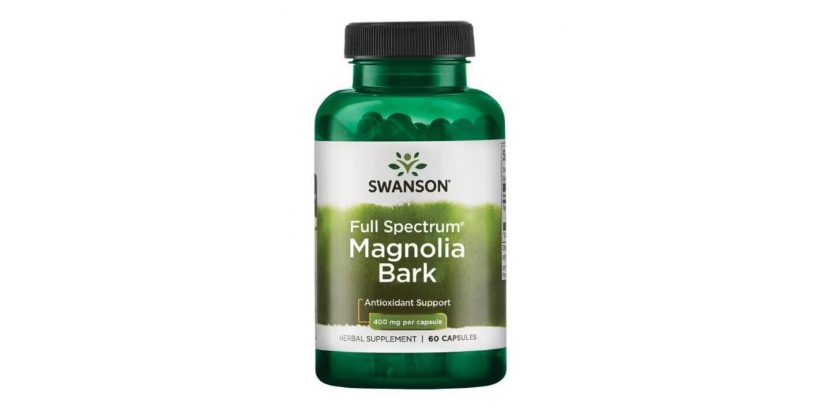Swanson Full Spectrum Magnolia Bark, 400mg - 60 caps - Olivit.co.uk ...