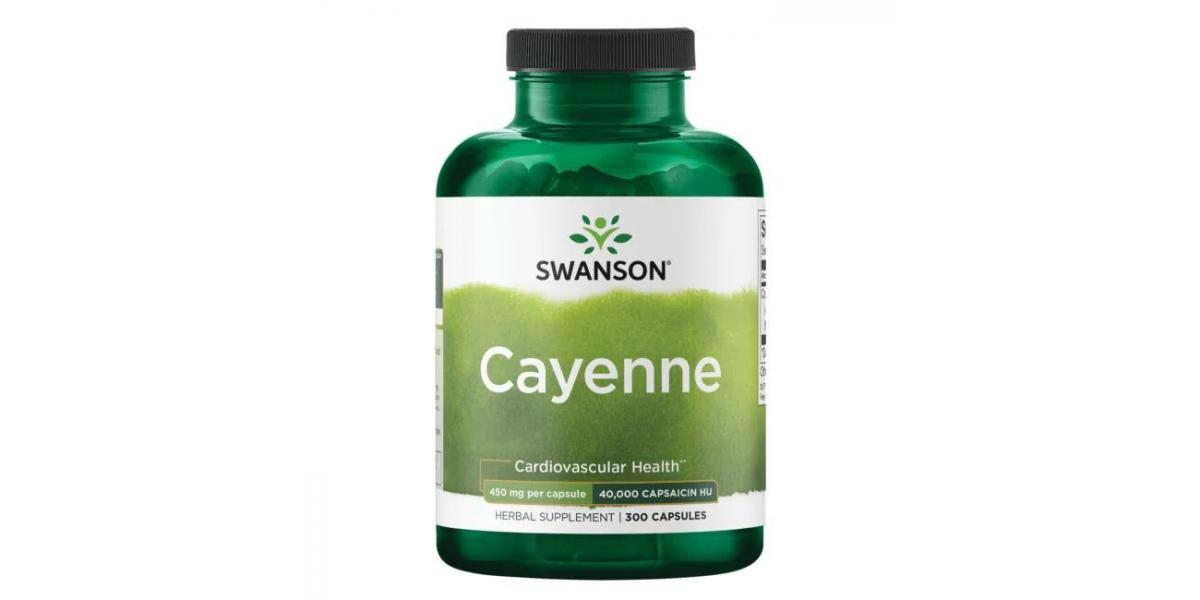 Swanson Cayenne, 450mg - 300 caps - Olivit.co.uk - Supplements ...