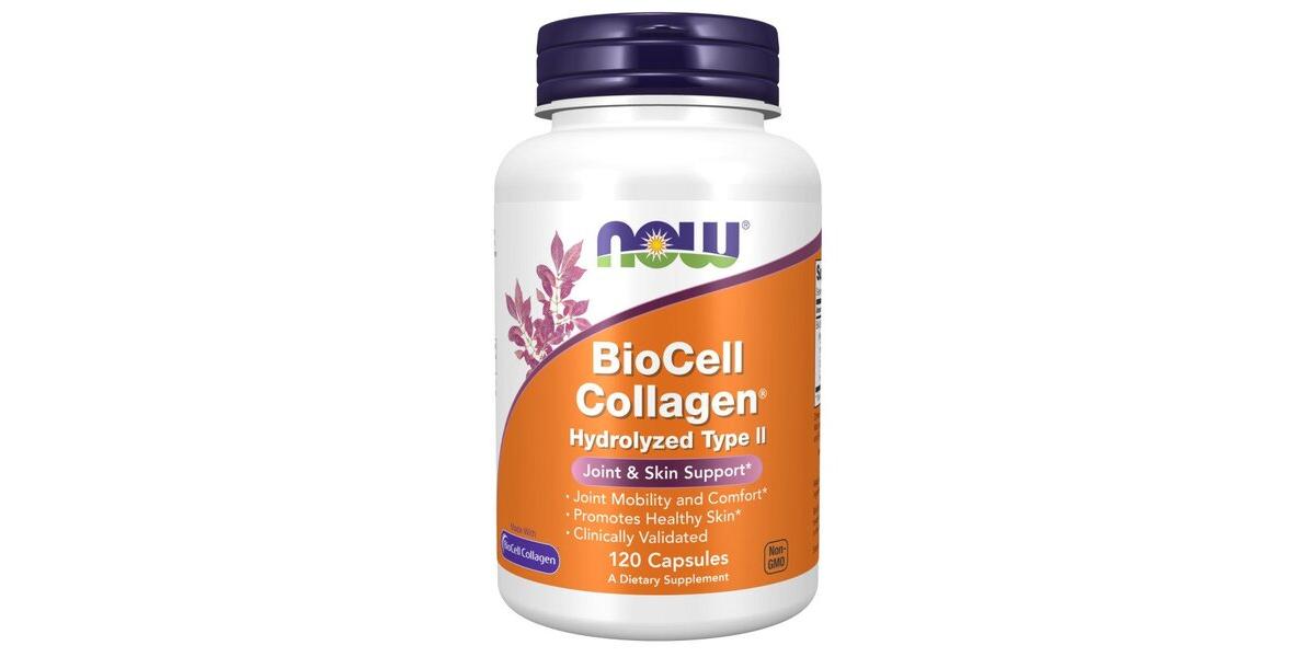 NOW Foods BioCell Collagen Hydrolyzed Type II - 120 caps - Olivit.co.uk ...