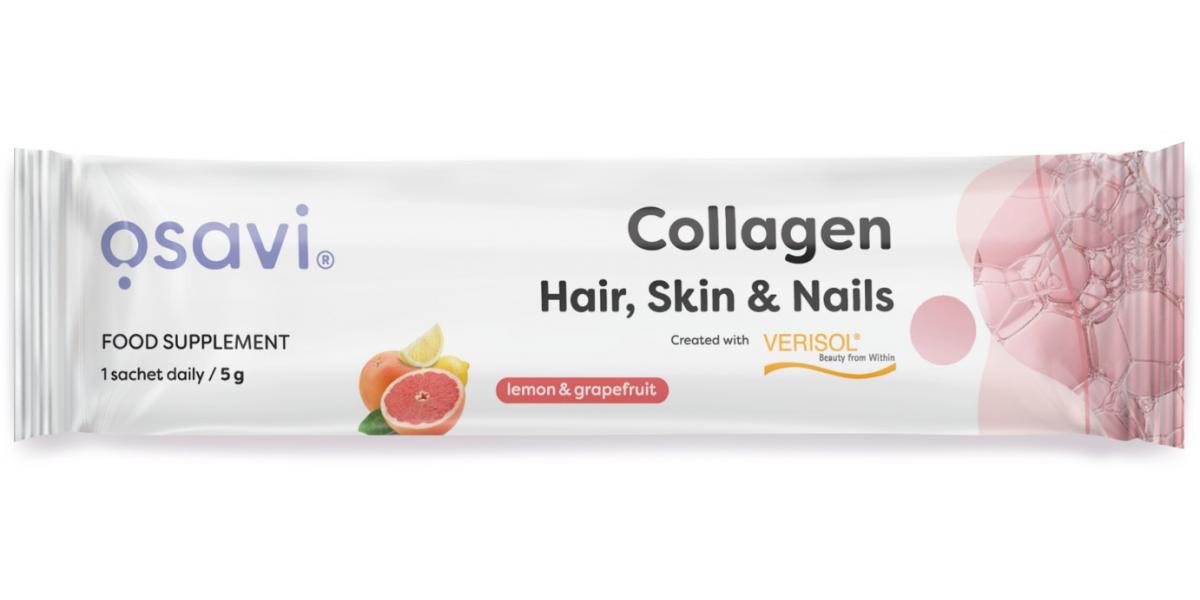 Osavi Collagen Peptides (Hair, Skin & Nails), Lemon & Grapefruit - 5 ...